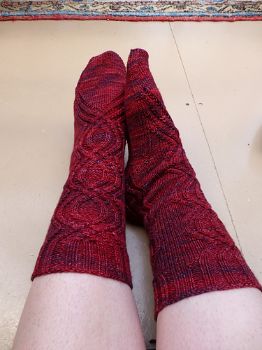 Ravelry: Bigger On the Inside Socks pattern by Heidi Nick