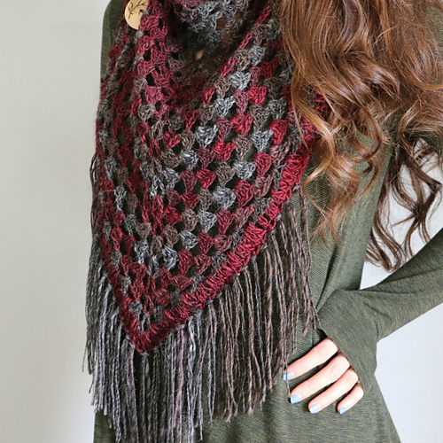 Ravelry: Feathered Fall Shawl pattern by MJ's Off The Hook Designs