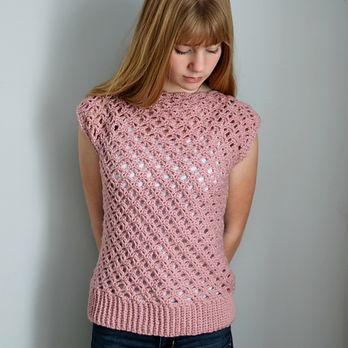 Ravelry: Modern Lace Pullover pattern by MJ's Off The Hook Designs