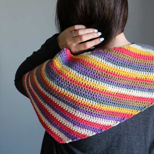 Ravelry: Rainbow Boomerang Shawl pattern by MJ's Off The Hook Designs