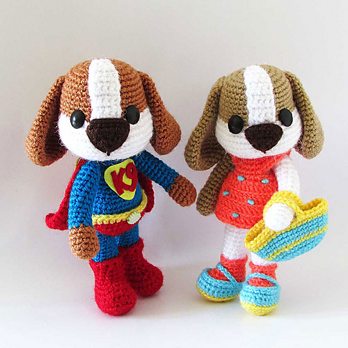 Ravelry: K9 Superhero & KT pattern by Serah Basnet