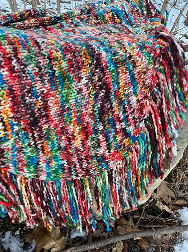 Ravelry: Carrie Blanket Shawl pattern by Christine Carpenter