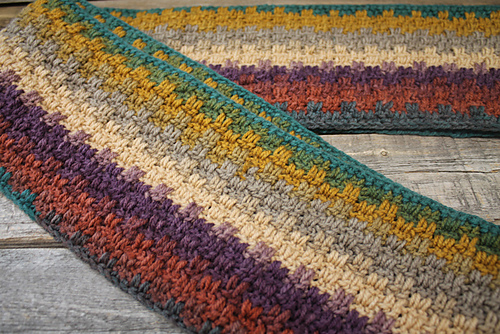 Ravelry: Up and Down Stripe Scarf pattern by Heather Hamlin
