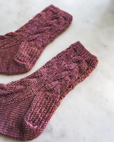 Ravelry: Bronte Socks pattern by Izabela Grzybek