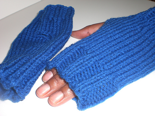 Ravelry: Quick and Easy Wrist Warmers pattern by Pam Renfro