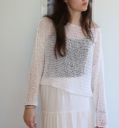 Ravelry: Summer Mesh Sweater pattern by Susan Frick