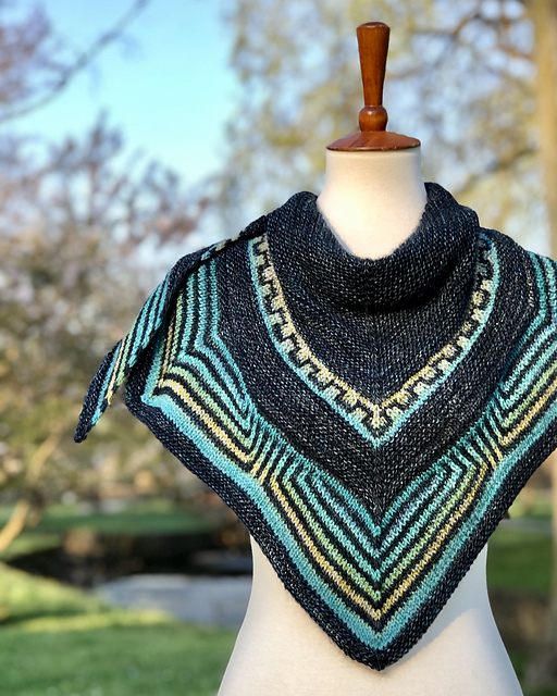 Ravelry: Parapet Shawl pattern by Jennifer Weissman