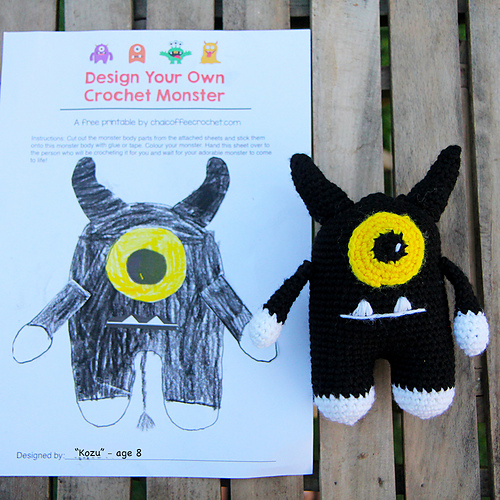 Ravelry: Design your own Mix and Match Monster pattern by Shama Mohammed