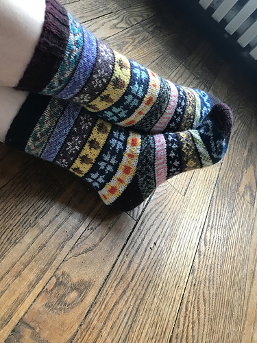 Ravelry: Advent Socks 2019 pattern by Natalie Sheldon