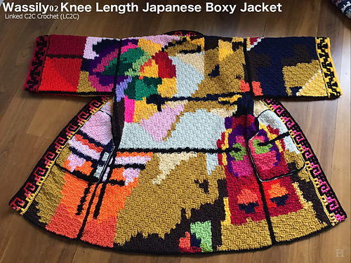 Ravelry: C2C Wassily2 KneeLt JapJacket pattern by Helena Lim