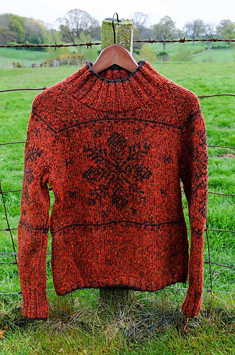 Ravelry: Snowflake Sweater pattern by Bernat Design Studio