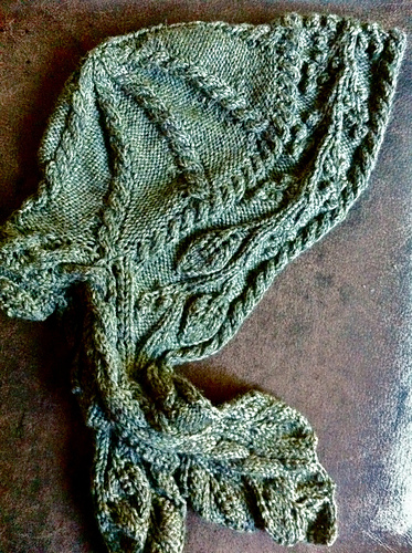 Ravelry: Elven Hooded Scarf pattern by Amy Jansen