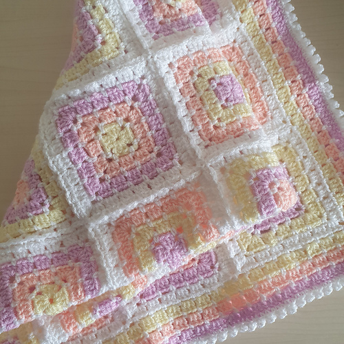 Ravelry: Block Stitch Square Blanket pattern by June Jackson