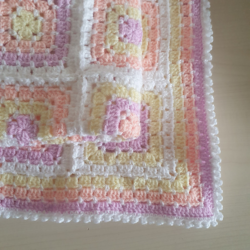 Ravelry: Block Stitch Square Blanket pattern by June Jackson