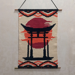 Ravelry: Japanese Torii Gate Sunset pattern by Sheika Crochet
