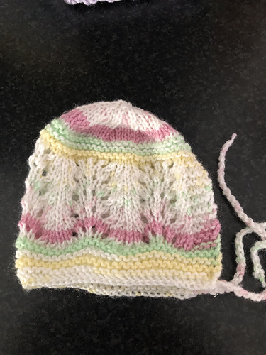Ravelry: Wave of Light Baby Bonnet pattern by marianna mel