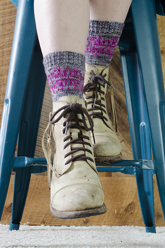 Ravelry: Quadratrix Socks pattern by Sheila Toy Stromberg