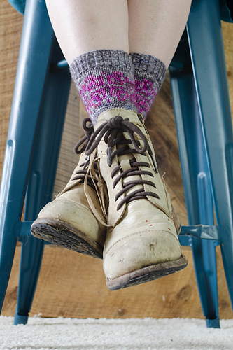 Ravelry: Quadratrix Socks pattern by Sheila Toy Stromberg