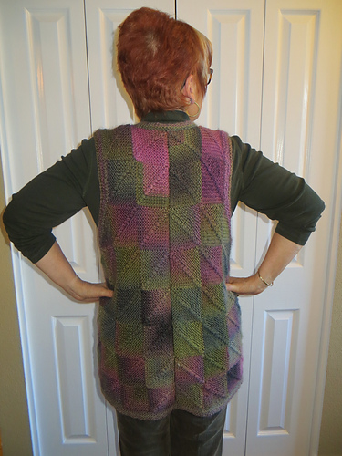 Ravelry: Mitered Square Vest pattern by Nazanin S. Fard