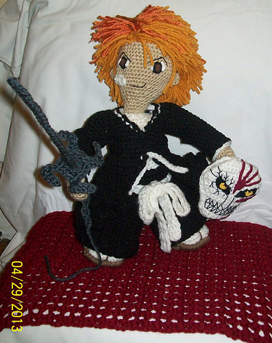 Ravelry: Ichigo Bleach Amigurumi pattern by Michelle Burton