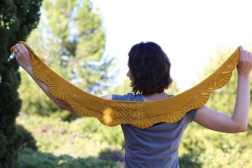 Ravelry: Short & Sweet Shawl pattern by Roxanne Yeun