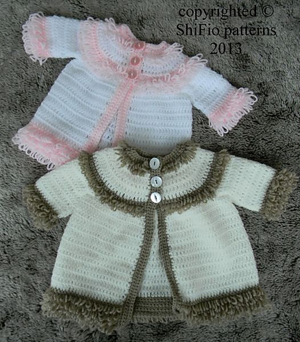 Ravelry: 240-Loopy Lou Jacket pattern by ShiFio's Patterns