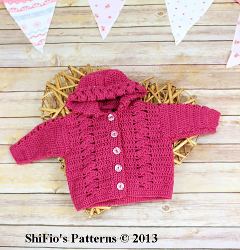 Ravelry: Trellis Jacket Baby #2 pattern by ShiFio's Patterns