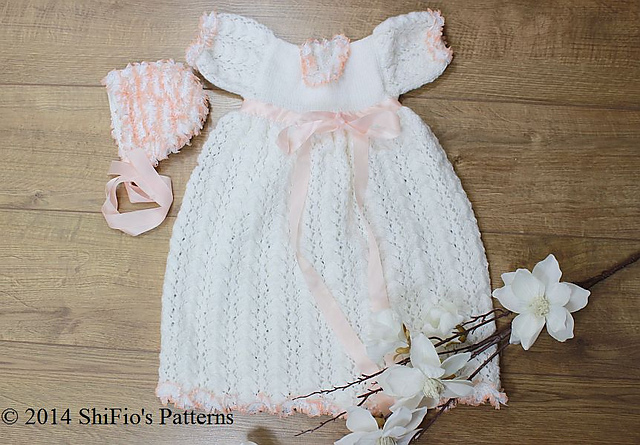 Ravelry: 217-Eliza Baby Christening pattern by ShiFio's Patterns