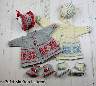 Ravelry: 298 Snowflake Matinee #298 pattern by ShiFio's Patterns