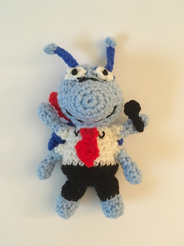 Ravelry: Amigurumi Little Blue Bug pattern by Jenn Mulherin