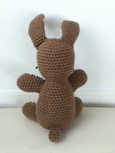 Ravelry: Brown and White Rabbit pattern by Jenn Mulherin