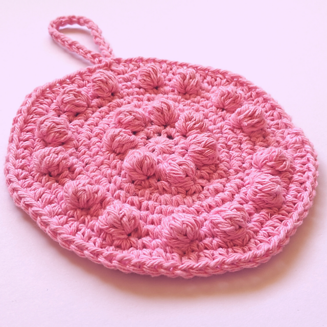 Ravelry: Round Bobble Dishcloth pattern by Sarah Shiny Kelly