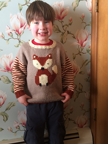 Ravelry: Fox Pullover pattern by Gail Pfeifle, Roo Designs