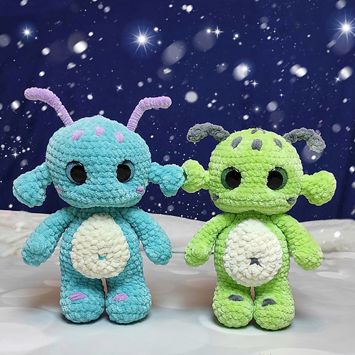 Ravelry: Alien plush toys pattern by Anastasia Erokhina