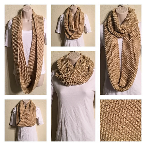 Ravelry: Multi-Way Infinity Scarf pattern by Gena Shaffer