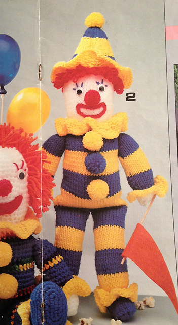 Ravelry: Clown (knit) pattern by Judy Bolin