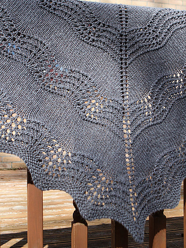 Ravelry: Old Shale Shawl pattern by Amanda Clark