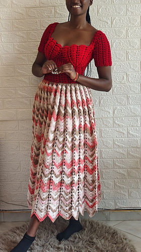 Ravelry: bustier pleated vintage dress pattern by Shylercrochets