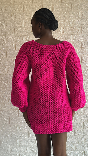 Ravelry: Bean stitch sweater dress pattern by Shylercrochets