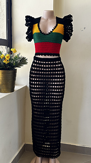 Ravelry: Maxi mesh cover up skirt pattern by Shylercrochets