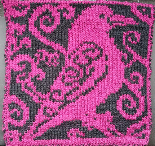 Ravelry: Spirit Raven Knitting Charts pattern by Melanie Nordberg