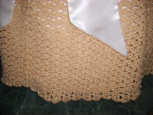 Ravelry: Golden Flower girl Dress Crochet Pattern 010P-SM pattern by ...