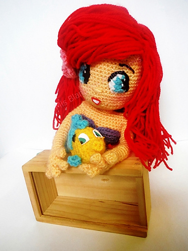 Ravelry: Ariel The Little Mermaid crochet pattern by Silvia Fernandez ...