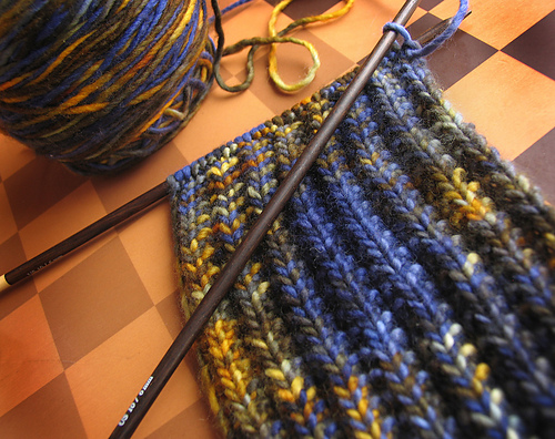 Ravelry: Moss Rib Stitch Scarf pattern by Kathy