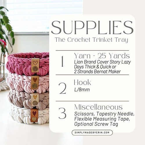 Ravelry: Trinket Tray 118 pattern by Simply Made By Erin