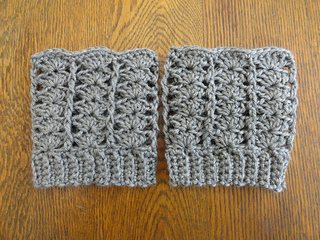 Ravelry: Lacy Boot Cuffs pattern by Kathy Olivarez