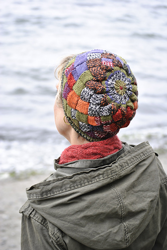 Ravelry: Entrelac Cap pattern by Kathy Gometz