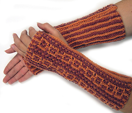 Ravelry: Mosaic Gauntlets pattern by Brian Kohler