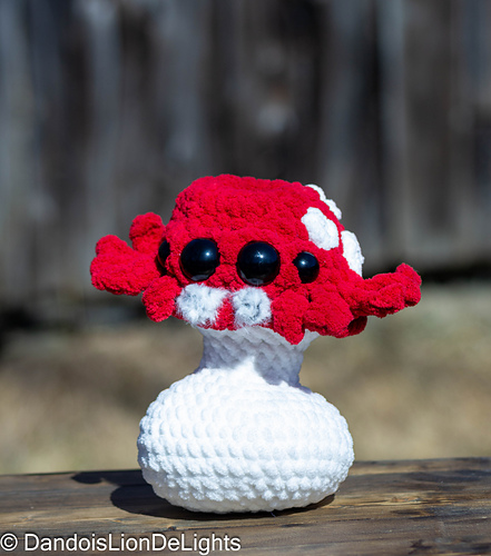 Ravelry: Maurice the Spider Shroom pattern by Shawna Dandois