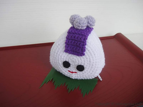 Ravelry: ONIGIRI purse 2 pattern by Sky Magenta